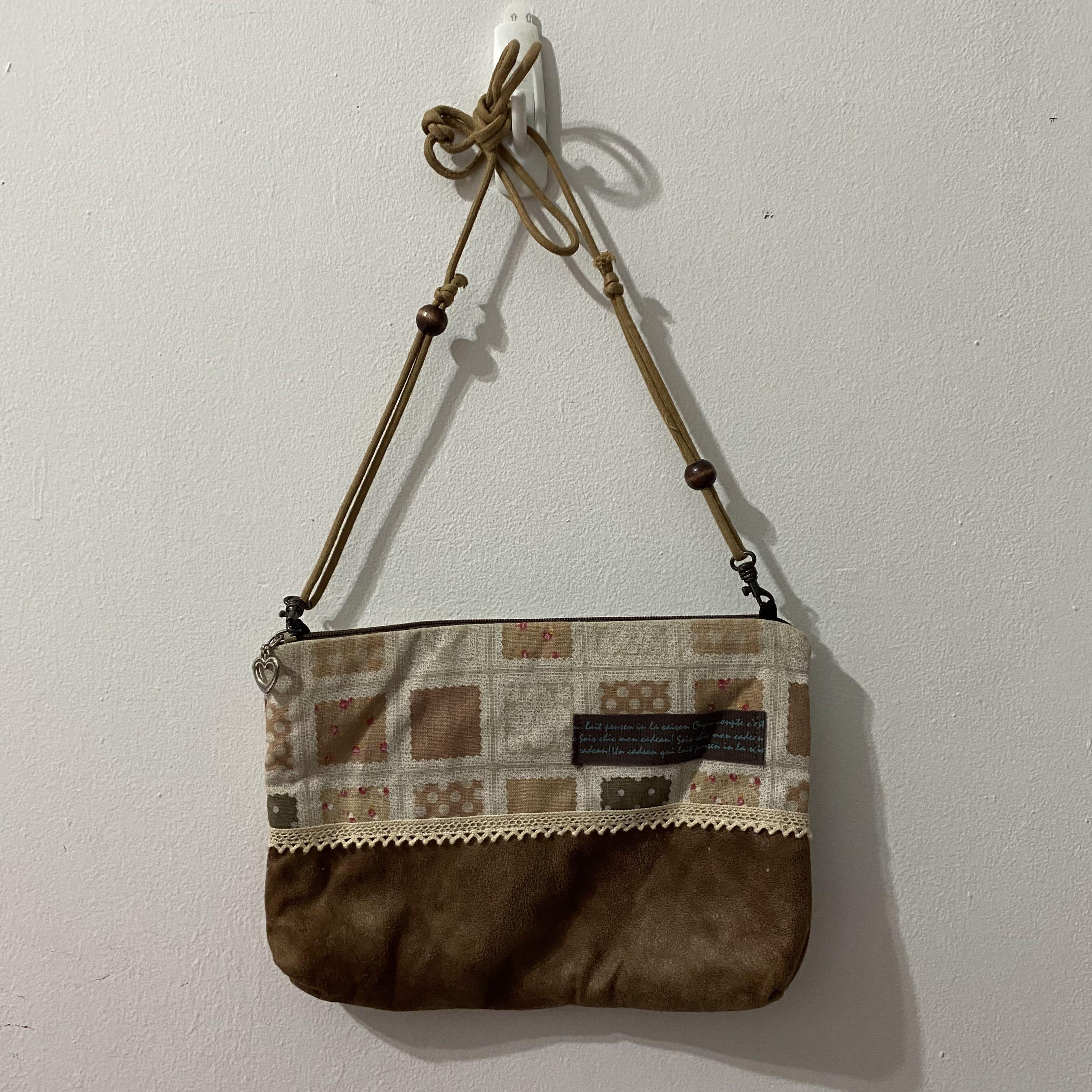 Rectangle Sling Bag handmade quilt korea, Women's Fashion, Bags ...