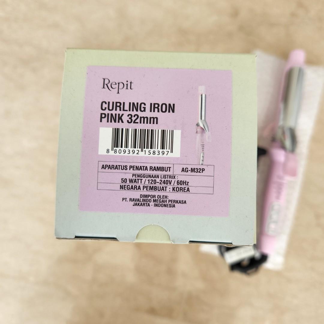 Repit Hair Curler Titanium 32mm Korean Professional, Beauty & Personal ...