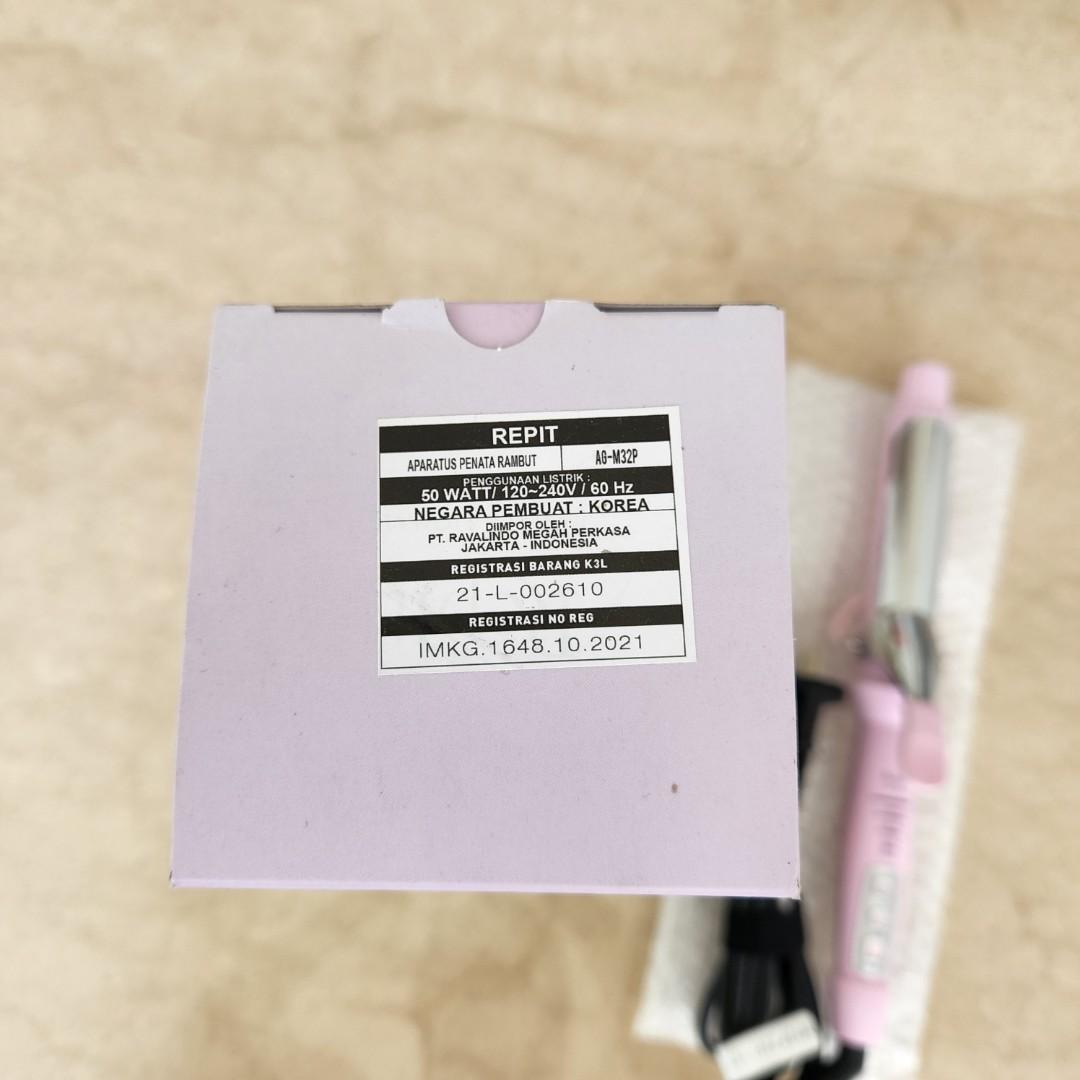 Repit Hair Curler Titanium 32mm Korean Professional, Beauty & Personal ...