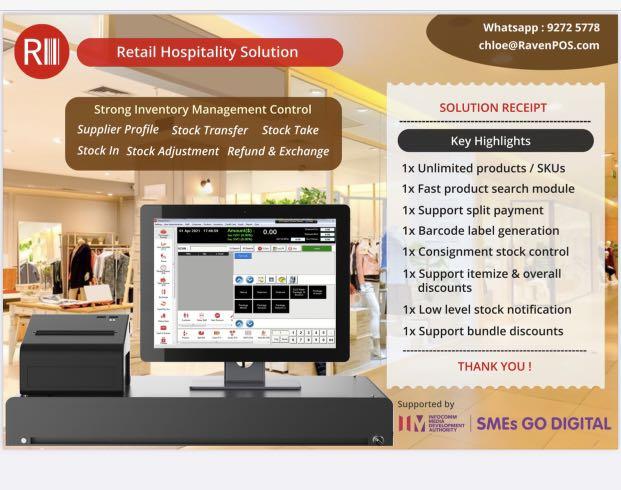 Retail shop management system, Computers & Tech, Office & Business ...