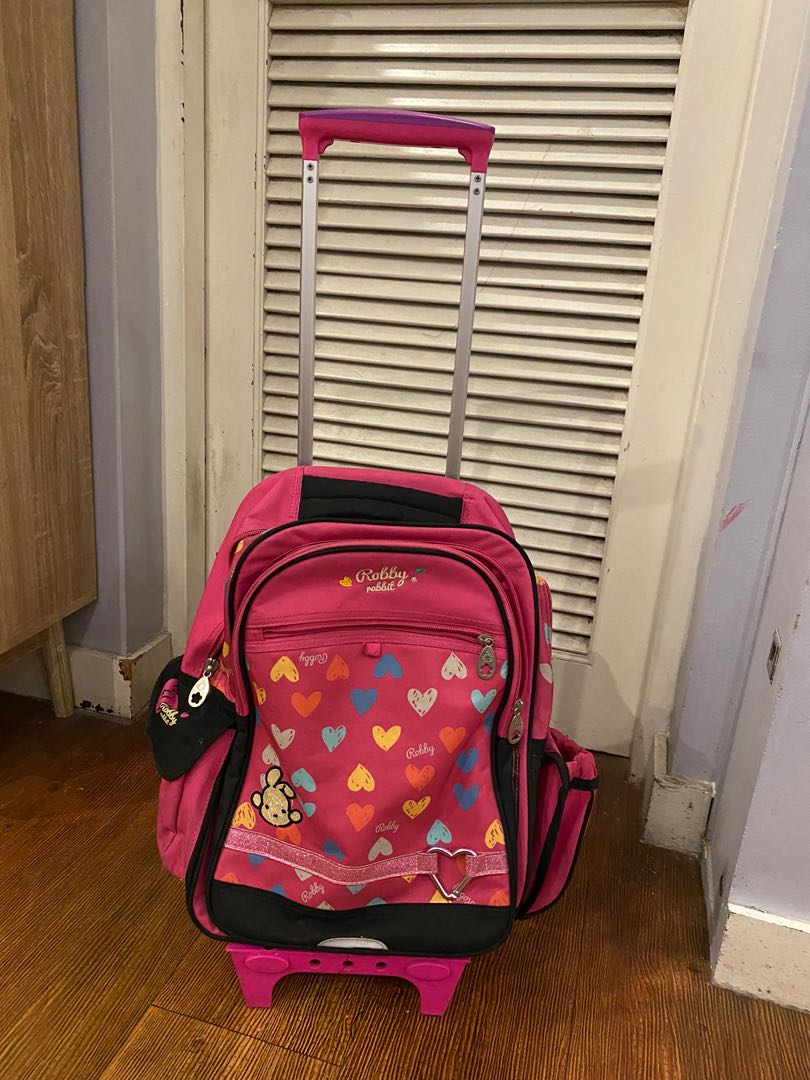 Robby Rabbit trolley bag, Hobbies & Toys, Stationary & Craft ...