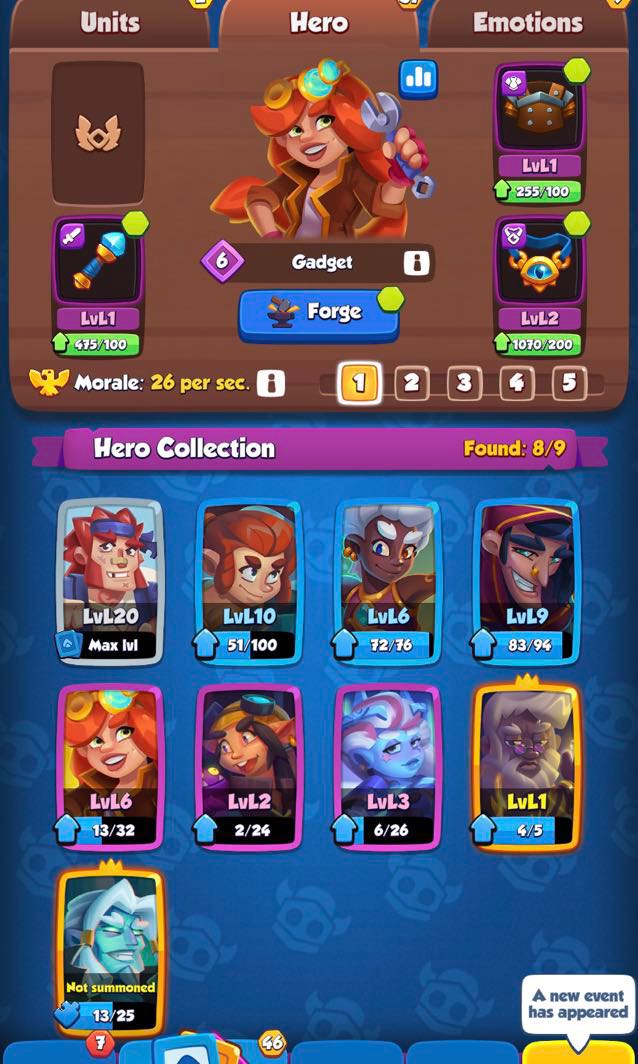 Rush Royal High End Accout (2855% Crit), Video Gaming, Gaming ...