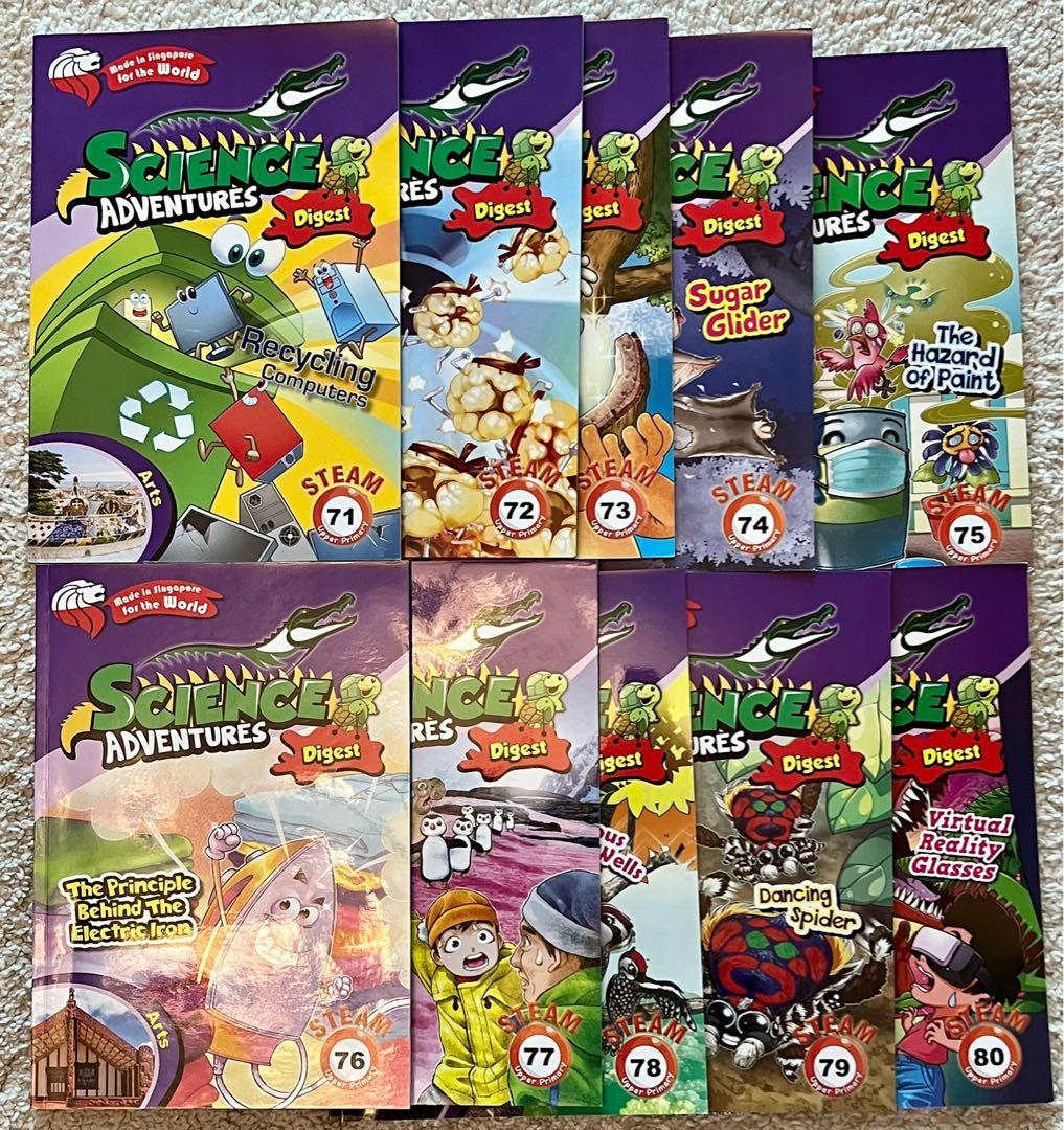 Science Adventures Digest Upper Primary Steam 71-80 習作部份全新, 興趣及遊戲, 書本 ...
