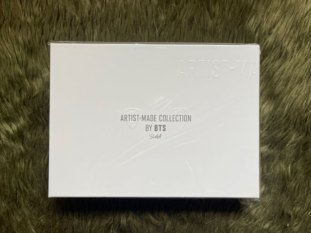 (SEALED) BY BTS Artist-Made Collection (SUGA - silver guitar pick ...