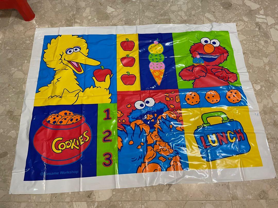Sesame Street Plastic Mat (120cm x 90cm), Furniture & Home Living, Home ...
