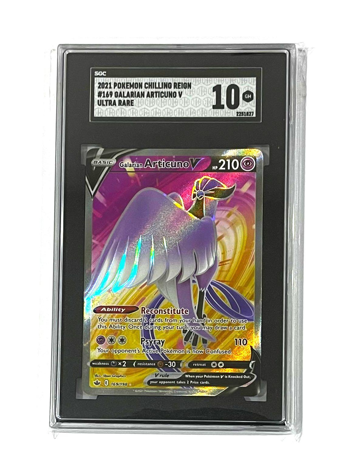 SGC Graded Full Art Pokemon Slabs - Assorted Sets from SWSH & S&M (Not ...