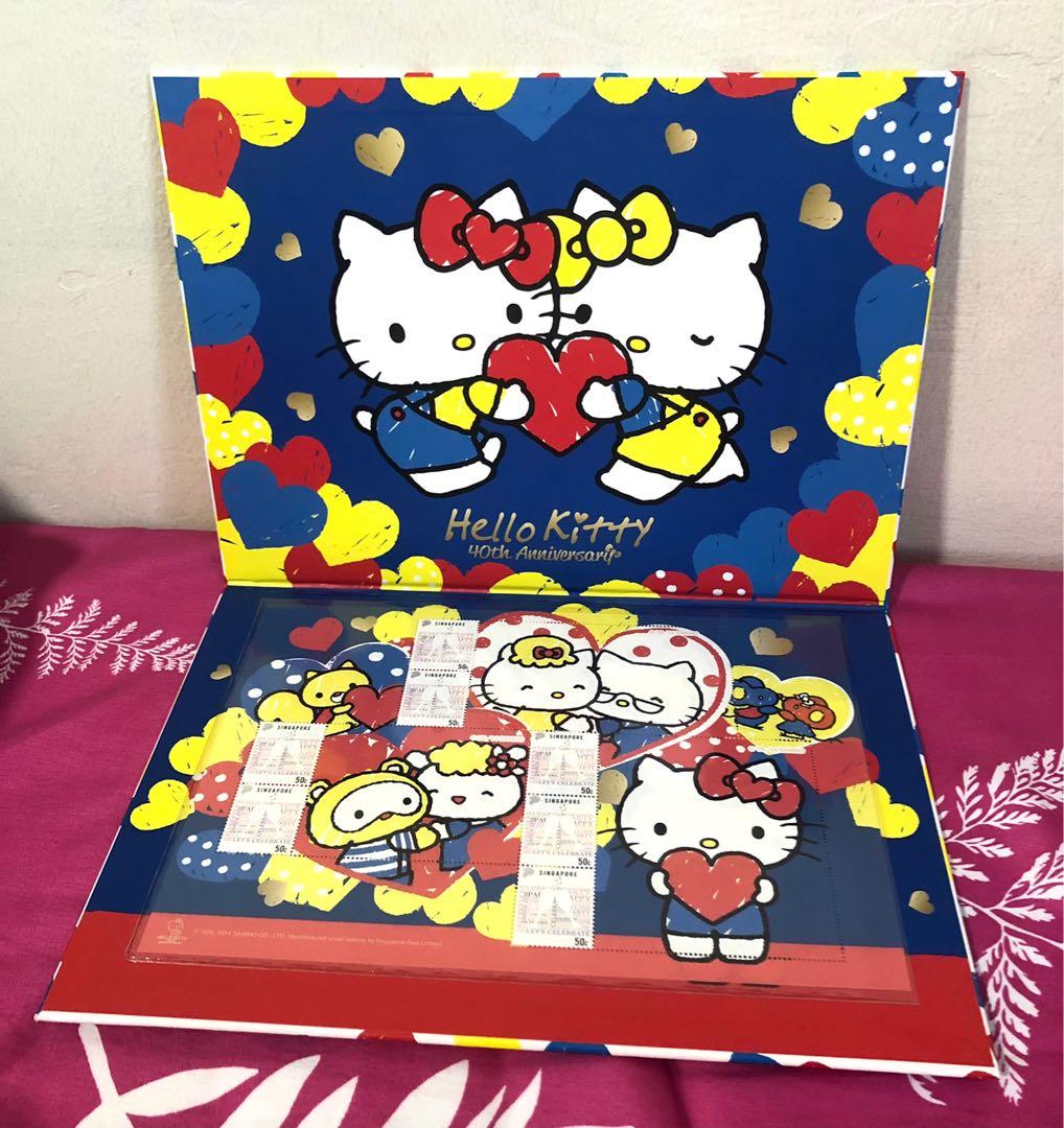 2014 Singapore Post Hardcover MyStamp Collection 40th Anniversary Hello ...