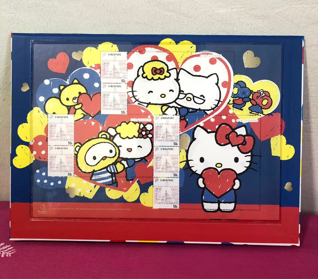 2014 Singapore Post Hardcover MyStamp Collection 40th Anniversary Hello ...
