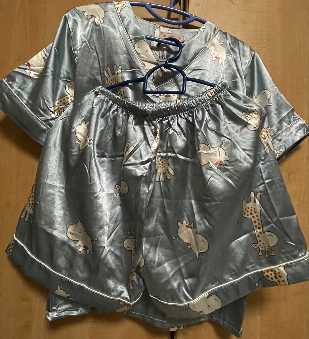 Sleep wear silky type, Women's Fashion, Bottoms, Other Bottoms on Carousell