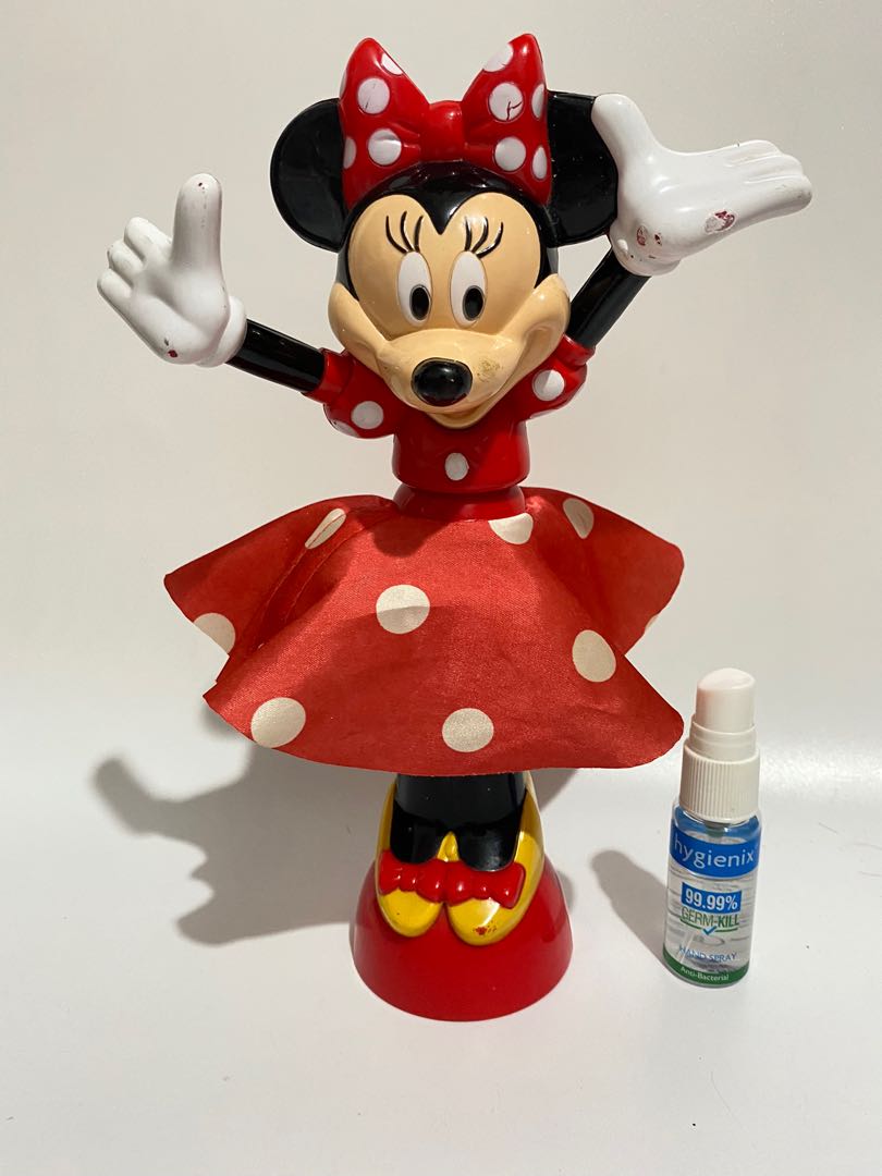 Spinning Minnie Mouse, Hobbies & Toys, Toys & Games on Carousell