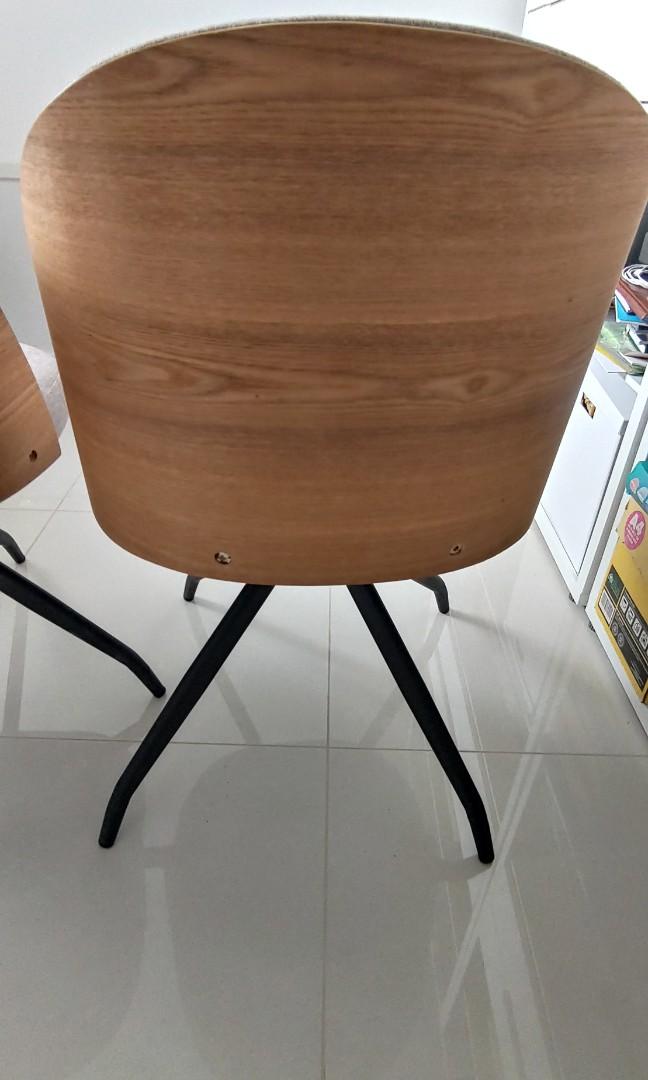 Study Room Chair (Oak), Furniture & Home Living, Furniture, Chairs on ...