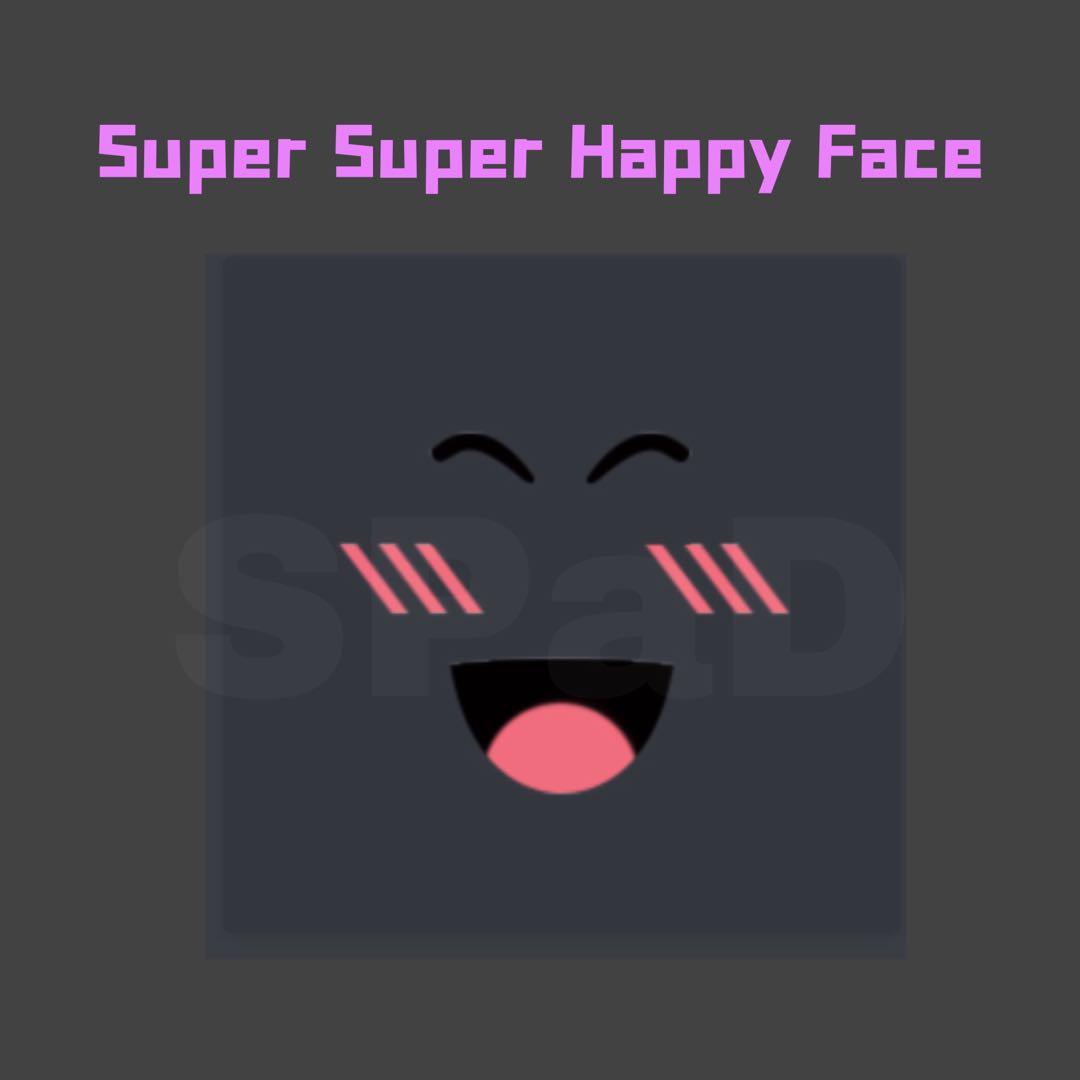 [Super Super Happy Face] Roblox Collectibles, 電子遊戲, 電子遊戲, 其他 - Carousell