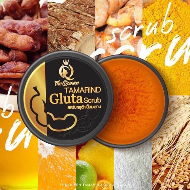 TAMARIND GLUTA SCRUB THE QUEEN SCRUB KUNYIT, Beauty & Personal Care ...