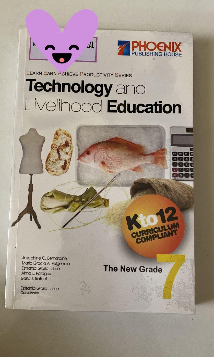 Technology and Livelihood Education The New Grade 7 (Phoenix Publishing ...