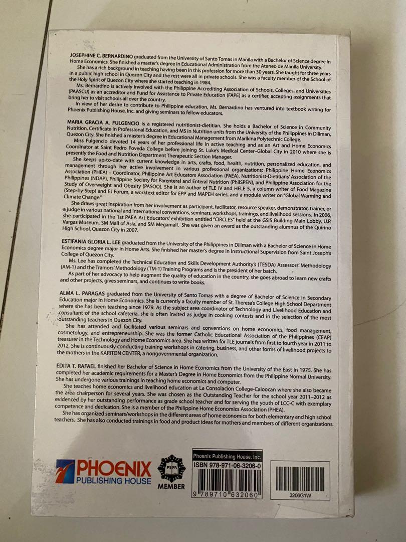 Technology and Livelihood Education The New Grade 7 (Phoenix Publishing ...