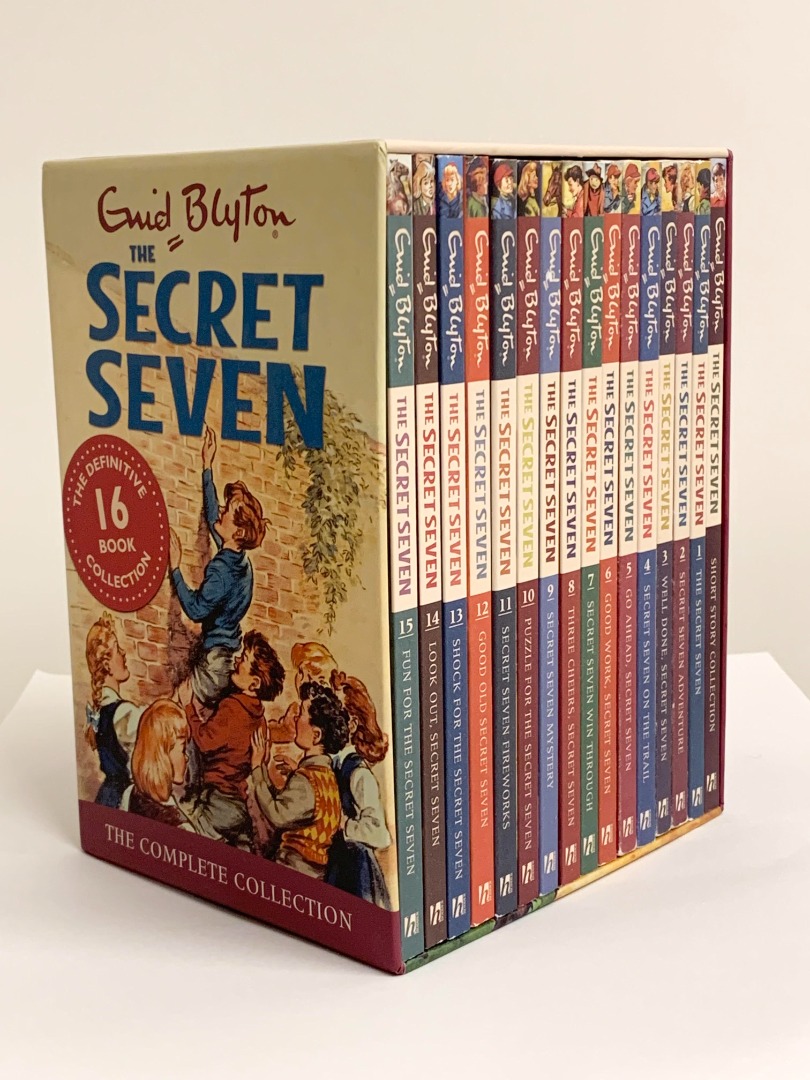 The Secret Seven 16 books set complete collection, 興趣及遊戲, 書本 & 文具, 小說 ...