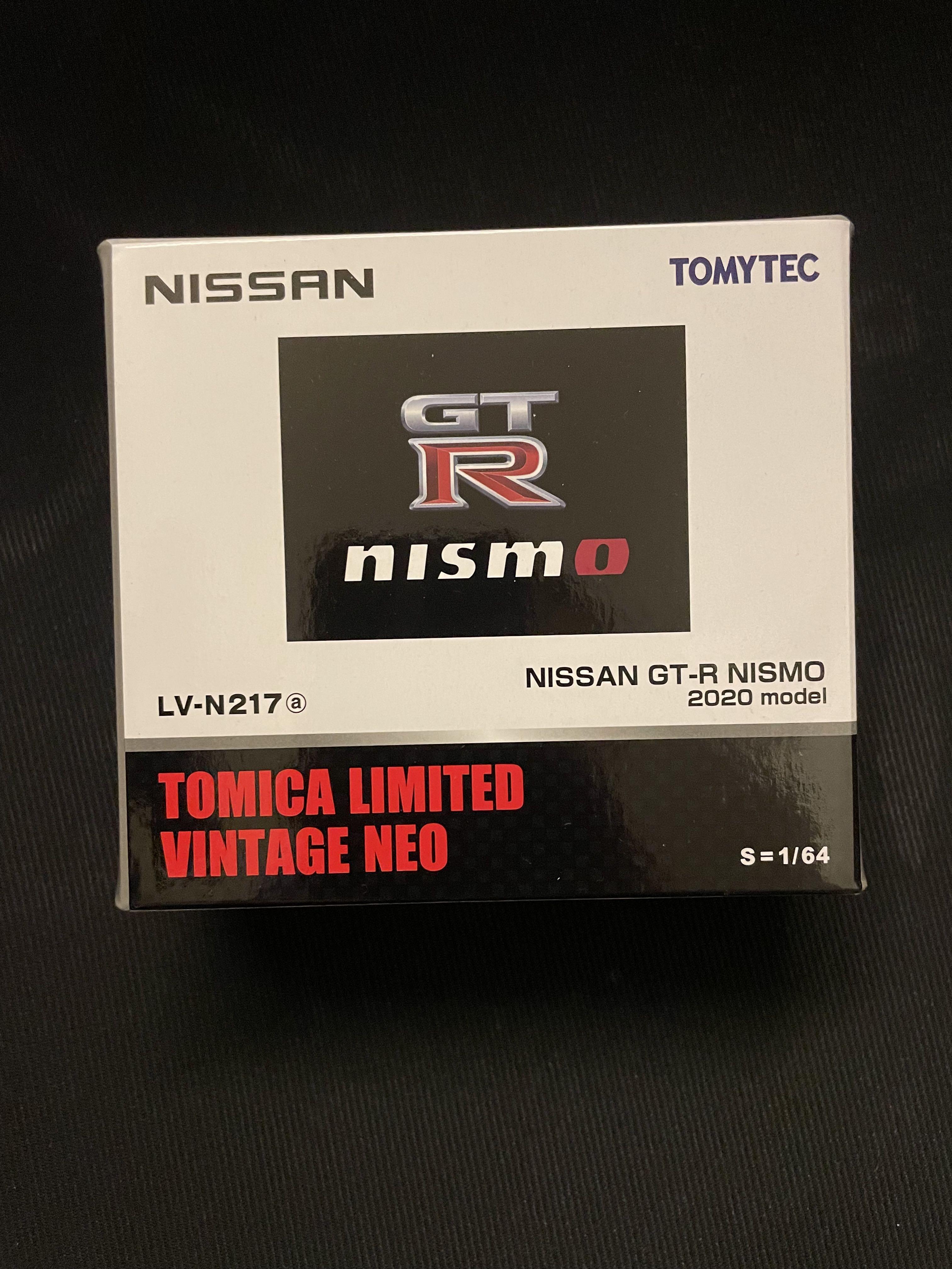 Tomica Limited Vintage Neo 1/64 LV-N217a Nissan GT-R NISMO 2020 Model, White, Hobbies & Toys ...