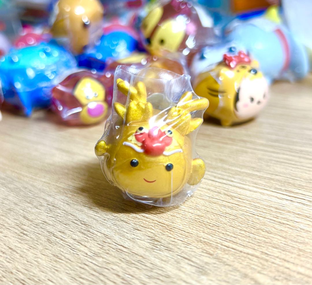 Tsum tsum golden Sakura Zodiac CPCM gold cow play cow moo Pooh Stitch ...