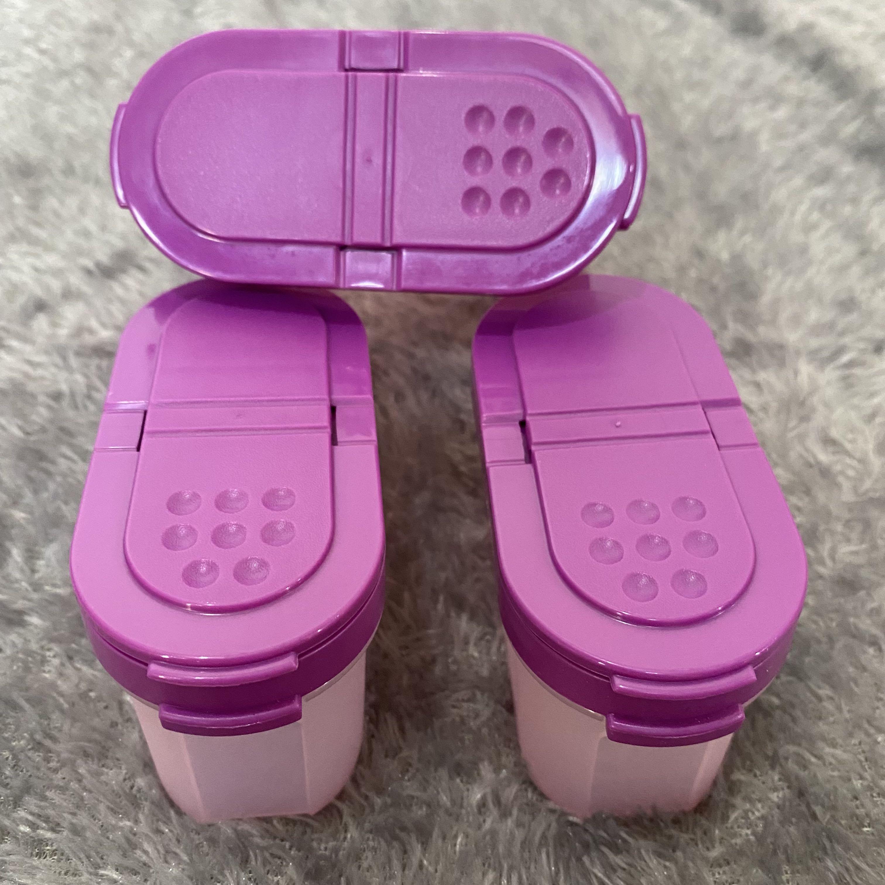 Tupperware spice t go purple, Kitchen & Appliances di Carousell