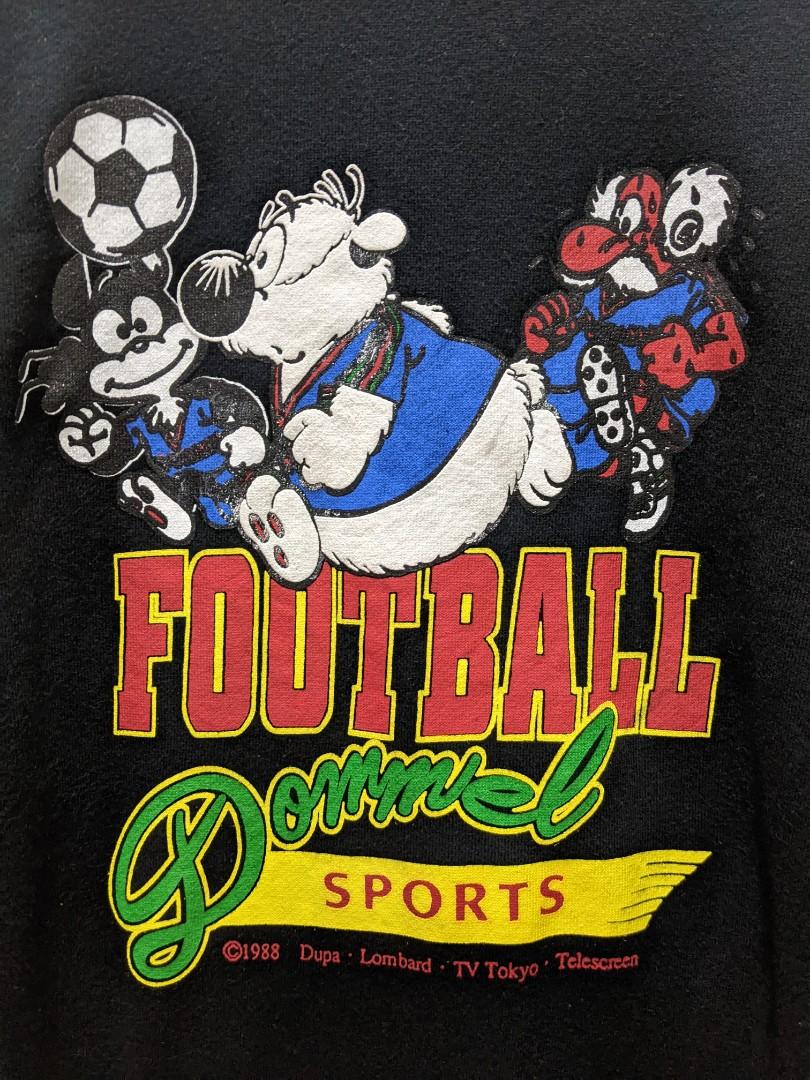 Vintage 80's Balthazar Dommel Cartoon Animation Sweatshirt, Men's ...