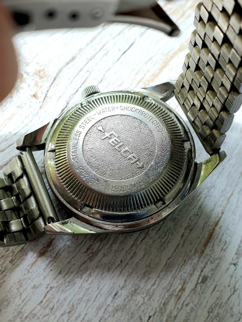 Vintage Felca Sportmaster X Date Mechanical Automatic Watch Swiss Made ...