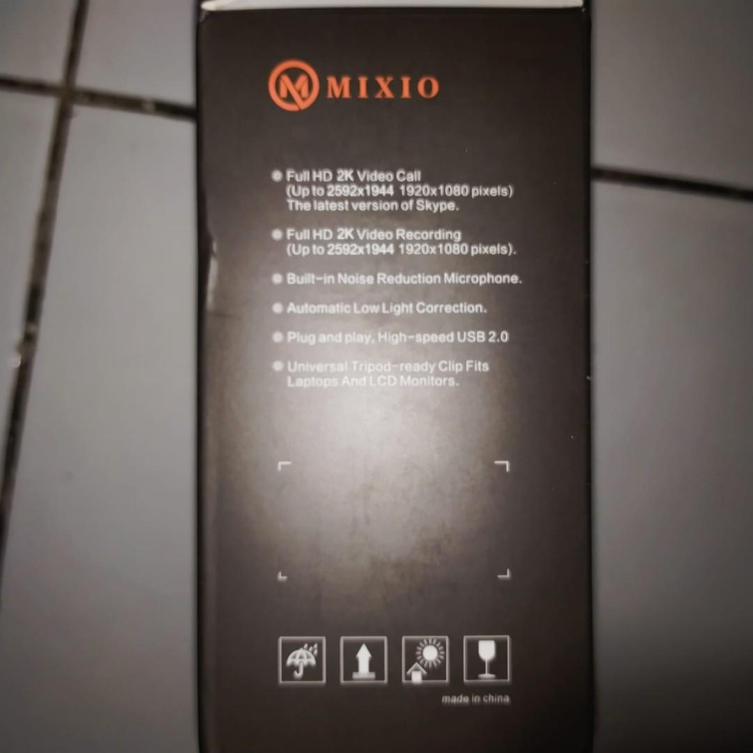 Webcam MIXIO full box new, Telepon Seluler & Tablet, Lainnya di Carousell