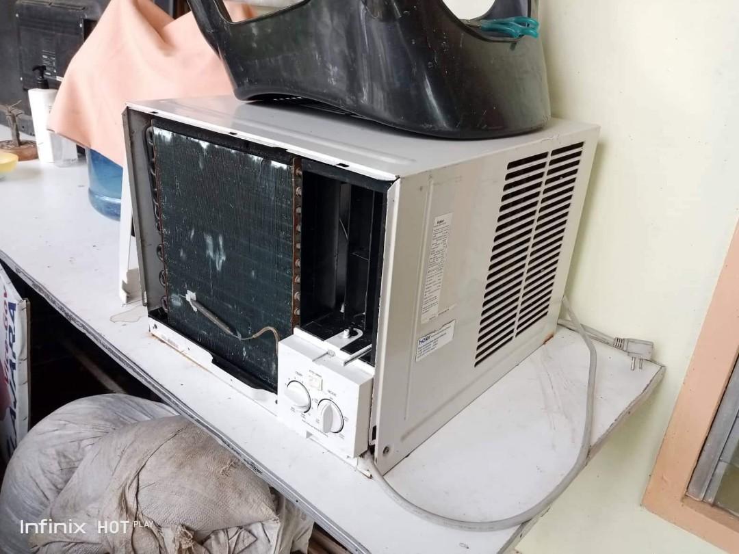 Window type Haier 1HP Inverter grade, TV & Home Appliances, Air ...