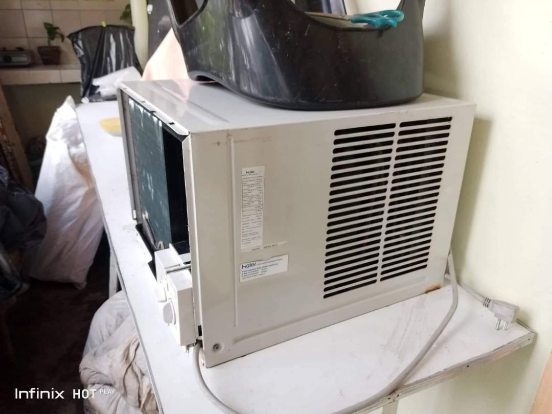 Window type Haier 1HP Inverter grade, TV & Home Appliances, Air ...