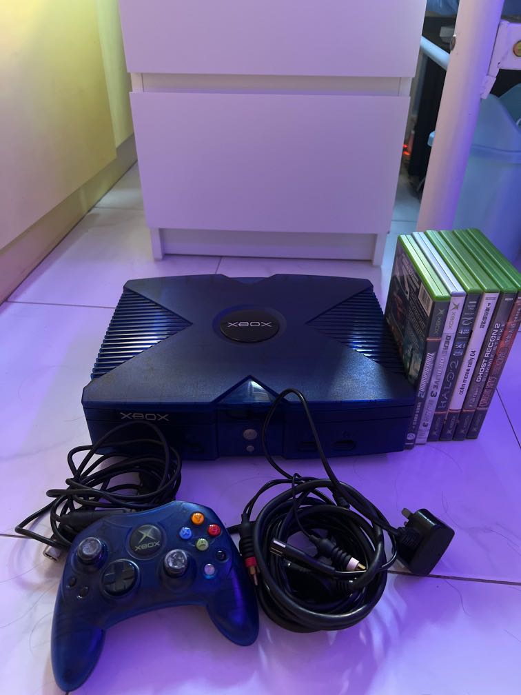 XBOX Halo 2 Limited Edition Console, Video Gaming, Video Game Consoles ...