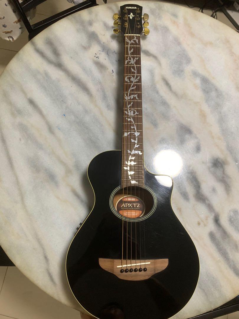 Yamaha APX T2 electric Acoustic guitar, Hobbies & Toys, Music & Media ...