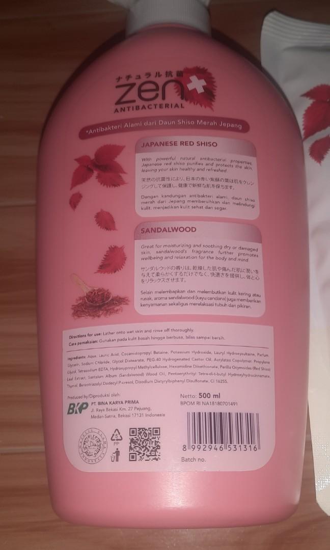 Review Zen Antibacterial Body Wash Shiso & Sulphur at Ida Barrera blog