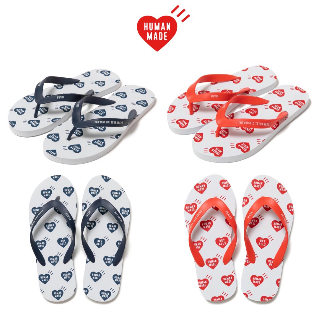 [13/8 Release]Human Made Flip Flop, Men's Fashion, Footwear, Flipflops ...
