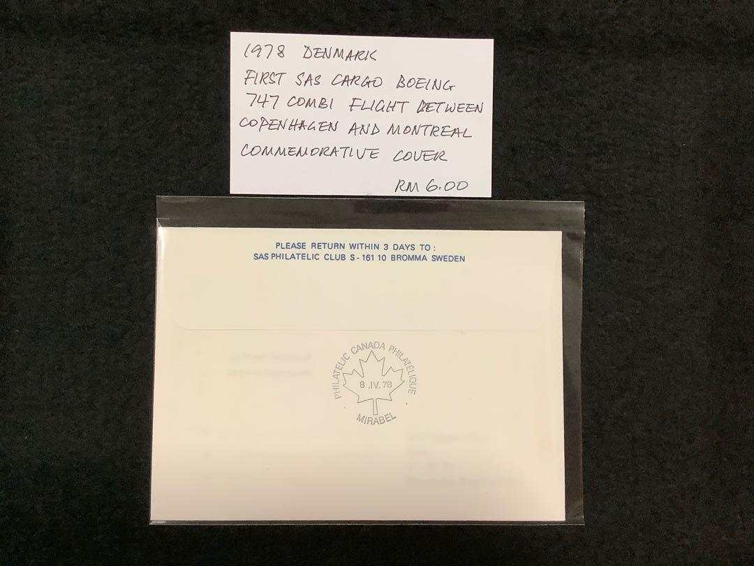 1978 Denmark First SAS Cargo Boeing 747 Combi Flight Between Copenhagen ...