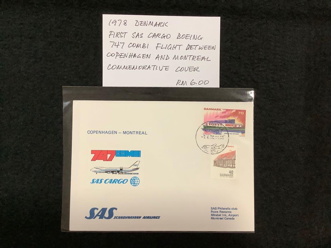 1978 Denmark First SAS Cargo Boeing 747 Combi Flight Between Copenhagen ...