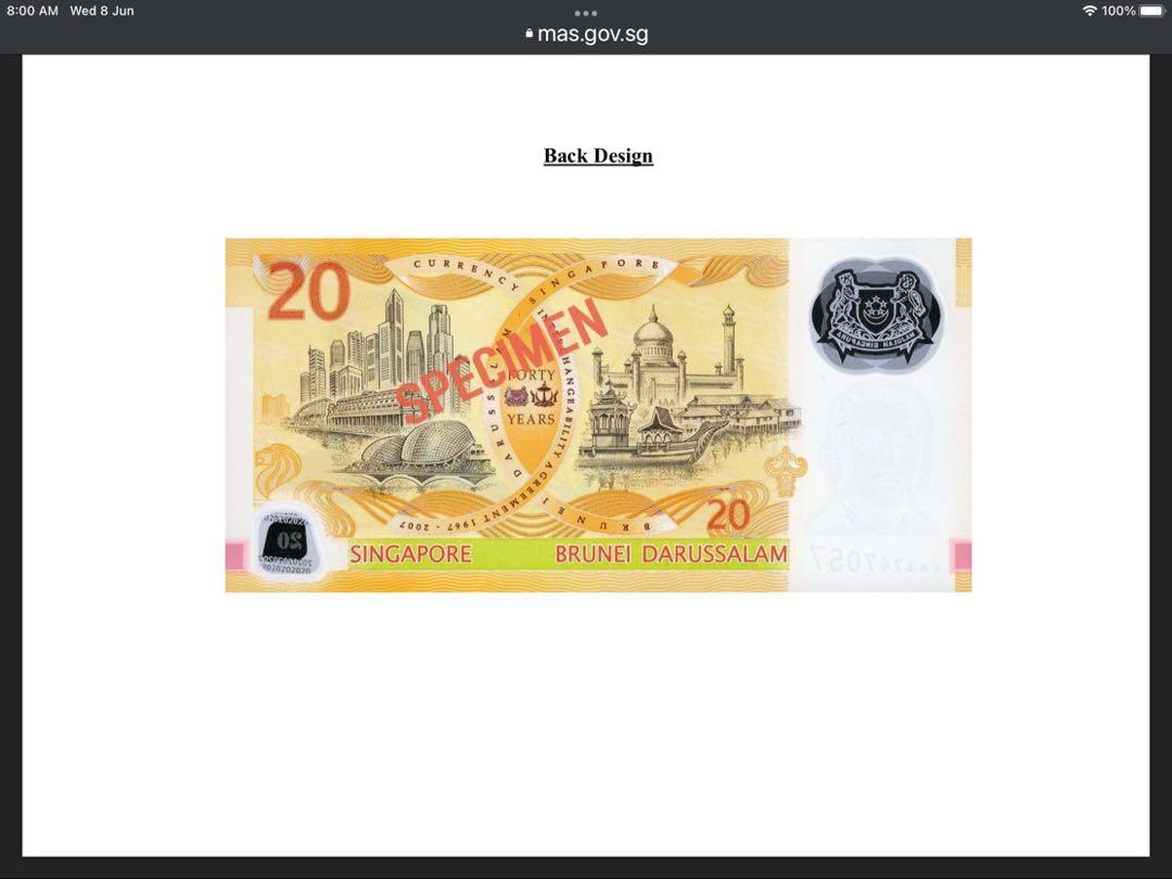 $20 Polymer Note to Commemorate 40 Years of the Currency Interchangeability Agreement, Hobbies ...