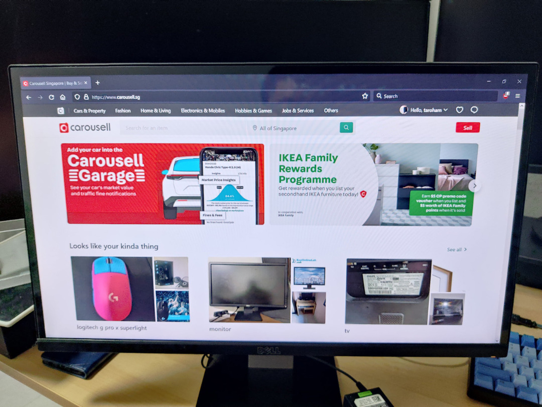 Two(2) Dell 23inch monitor S2340L and P2314H, Computers & Tech, Parts ...