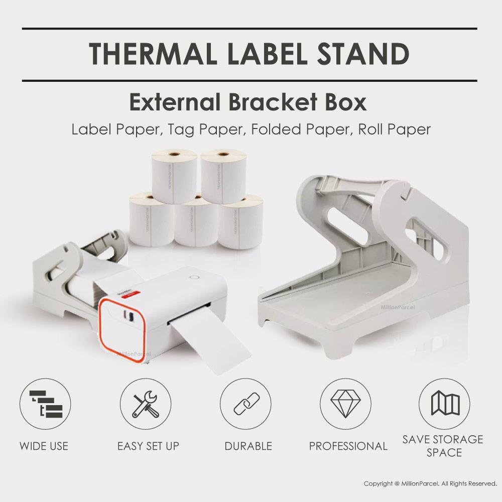 2 In 1 Thermal Printer Label Holder | Thermal Label Stand | Sticker ...