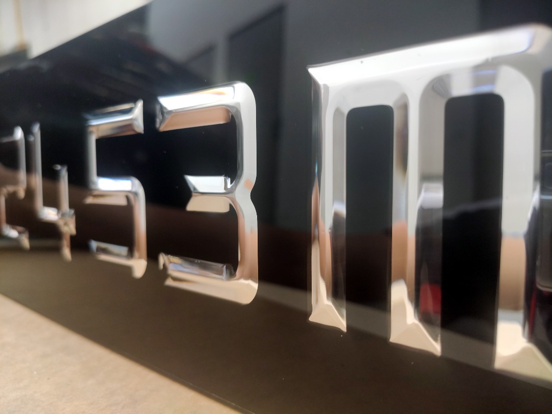 3D - NEW FONT NUMBER PLATES LASER CUT - $110.00/PAIR 3D-LASER ...