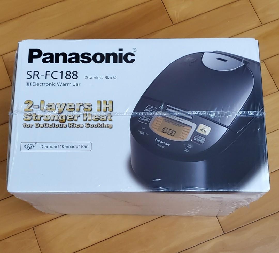 全新日本製造，5年保養 Panasonic 樂聲牌 SR-FC188 日本制金蛋 磁應電飯煲, 家庭電器, 廚房電器, 鍋具 - Carousell
