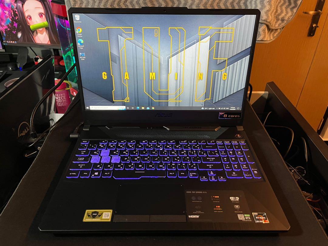 ASUS A15 TUF 15.6" inch 144Hz Gaming Laptop Processor AMD RYZEN 7 4800H ...