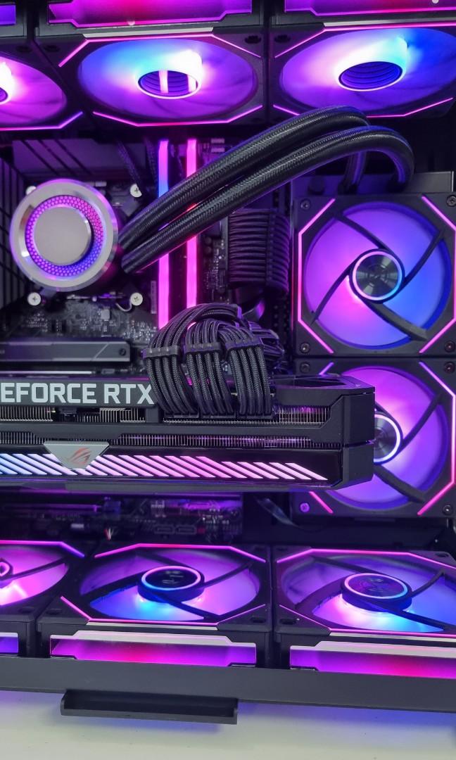 ASUS X Lian Li Infinity Build ARGB Custom Gaming PC Desktop Computer ...