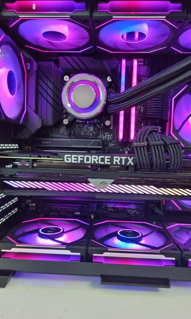 ASUS X Lian Li Infinity Build ARGB Custom Gaming PC Desktop Computer ...