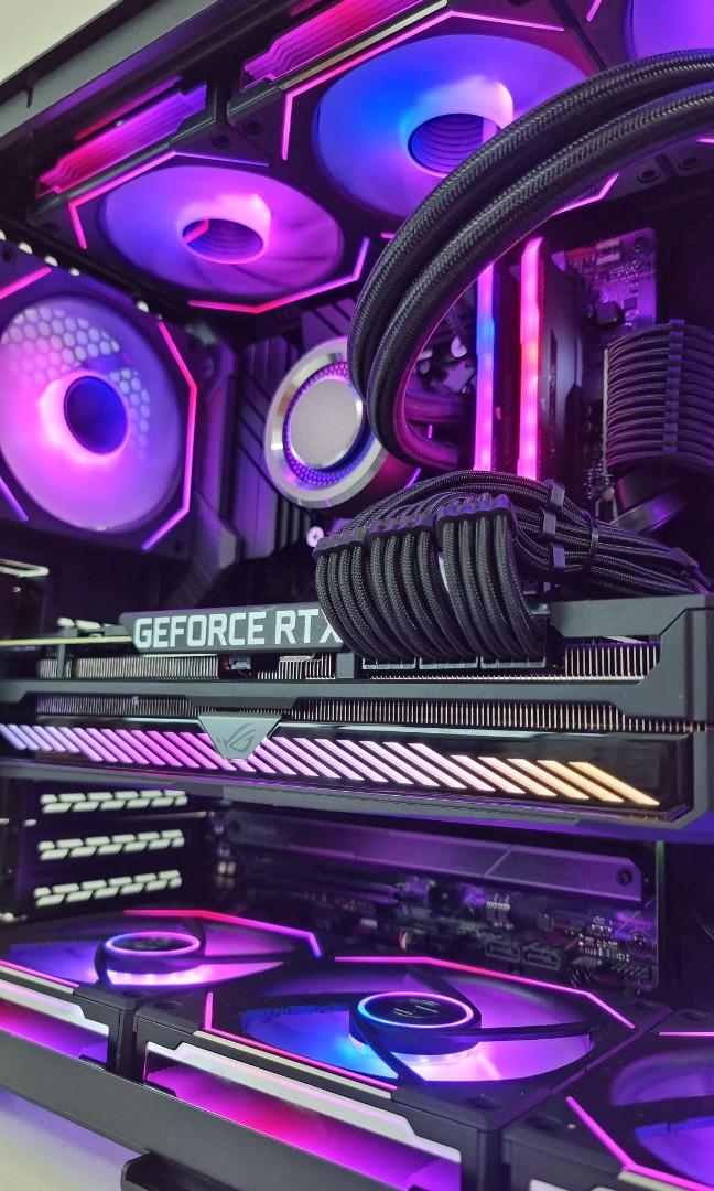 ASUS X Lian Li Infinity Build ARGB Custom Gaming PC Desktop Computer ...