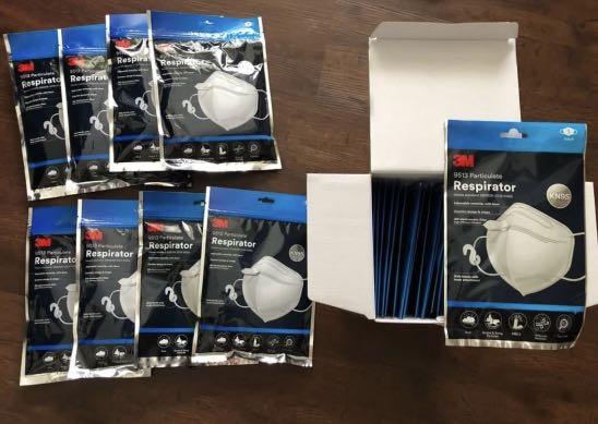 AUTHENTIC 3M KN95 mask, Health & Nutrition, Face Masks & Face Shields ...