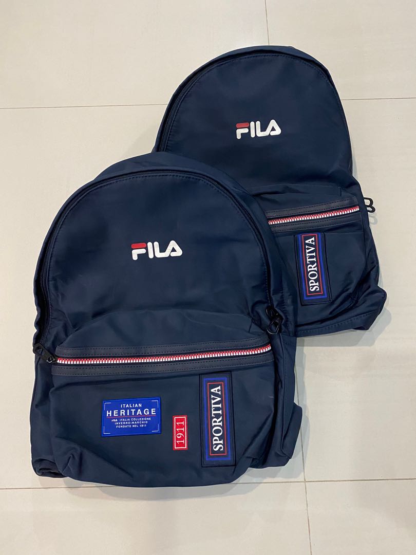 Authentic Fila Backpack, Men's Fashion, Bags, Backpacks on Carousell