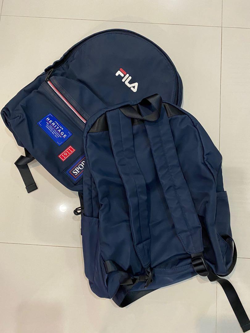 Authentic Fila Backpack, Men's Fashion, Bags, Backpacks on Carousell
