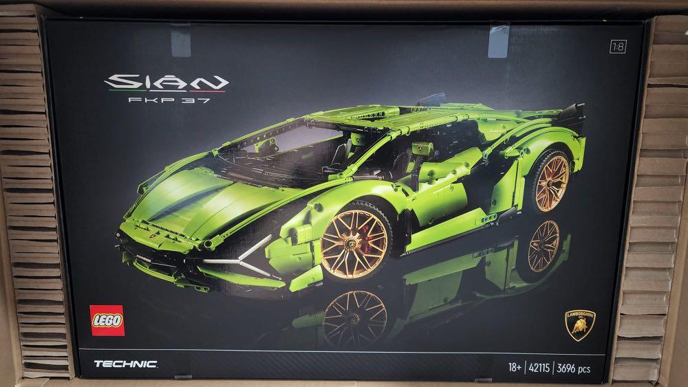 (Available now) LEGO 42115 Technic Lamborghini Sian FKP37 with Original ...