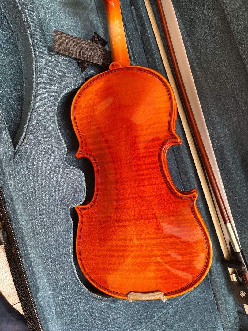 Beautiful one piece back handmade 1/10 size violin limited edition ...