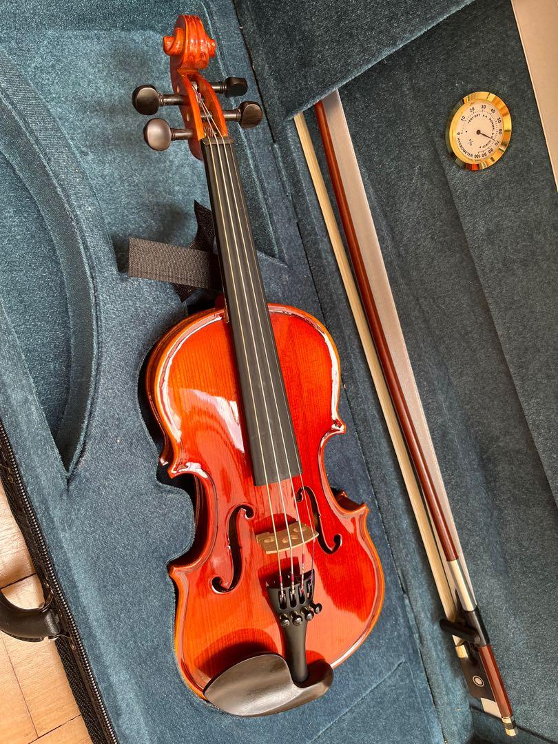 Beautiful one piece back handmade 1/10 size violin limited edition ...