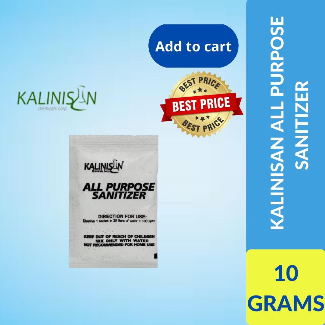 BEST BUY Kalinisan 10g All Purpose Sanitizer, Furniture & Home Living ...